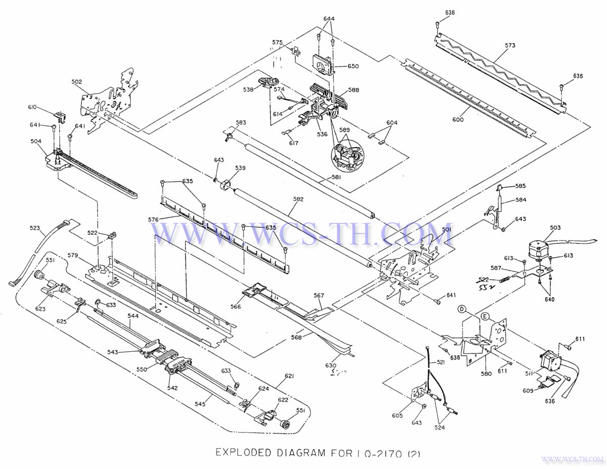 Diagram Epson LQ-2170