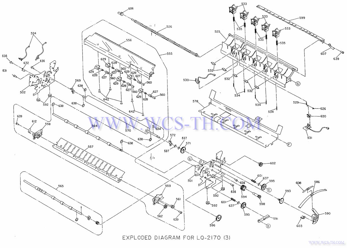 Diagram Epson LQ-2170
