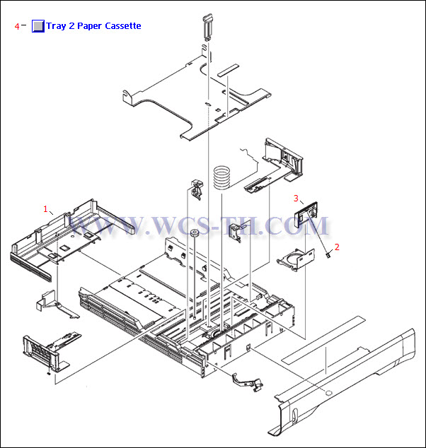 Diagram HP Color LaserJet 3500