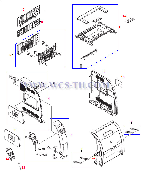 Diagram HP Color LaserJet 3500
