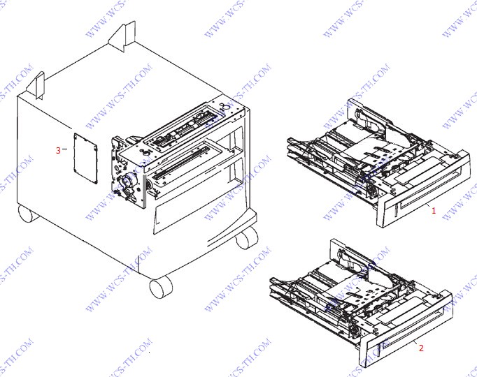Diagram HP Color LaserJet 4650