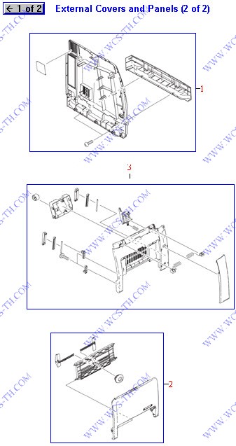 Diagram HP Color LaserJet 4700