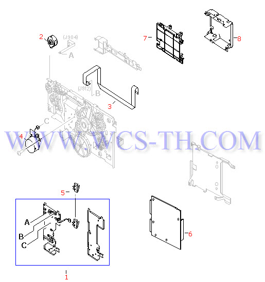 Diagram HP LaserJet 2200