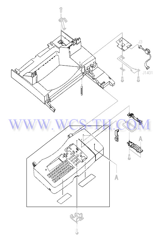 Diagram HP LaserJet 4100