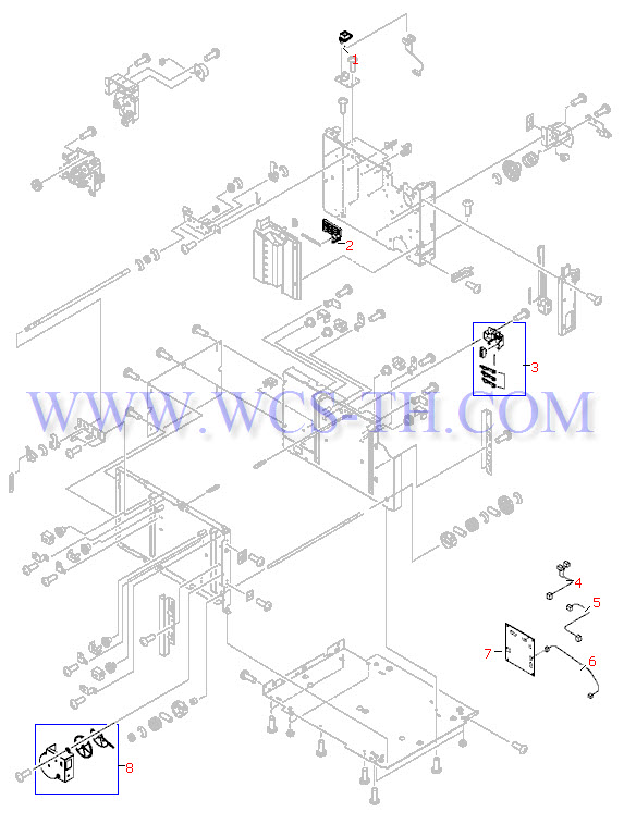Diagram HP LaserJet 4300