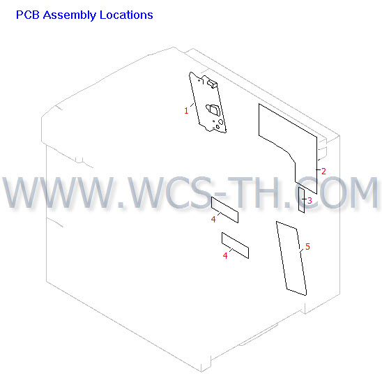 Diagram HP LaserJet 8150