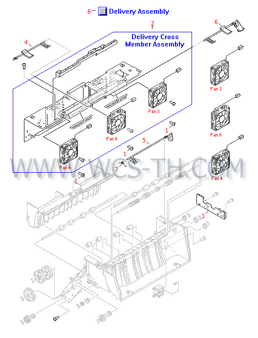Diagram HP LaserJet 9000