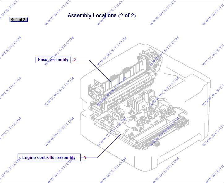 Diagram HP LaserJet P2015