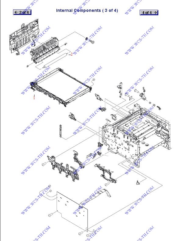 Diagram HP Color LaserJet CP1518