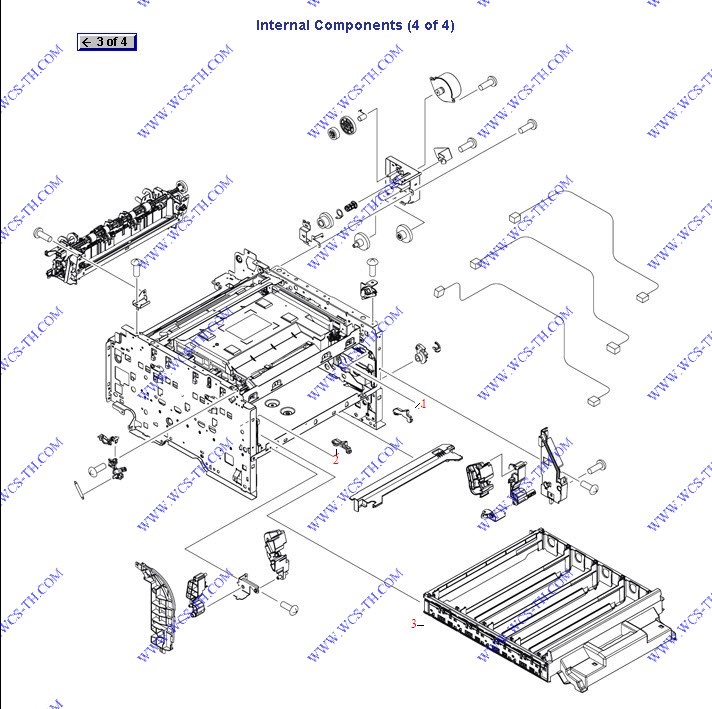 Diagram HP Color LaserJet CP1518