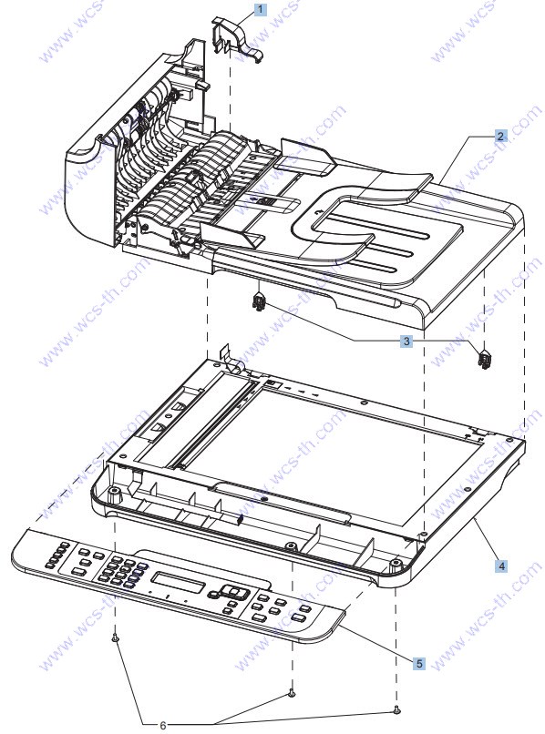 Diagram HP LaserJet M1536