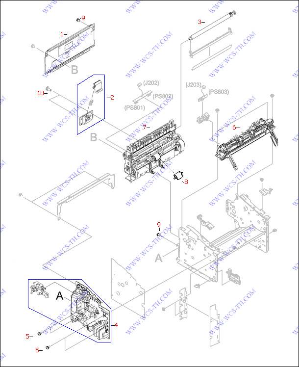 Diagram HP LaserJet M1319
