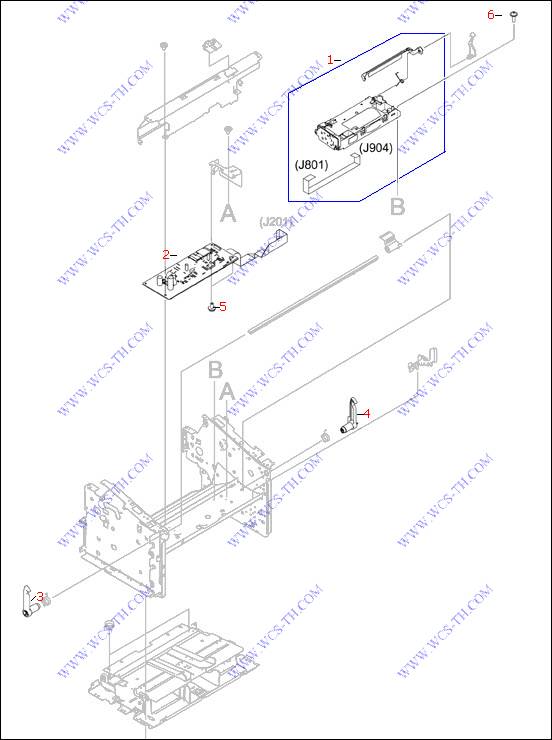 Diagram HP LaserJet M1319